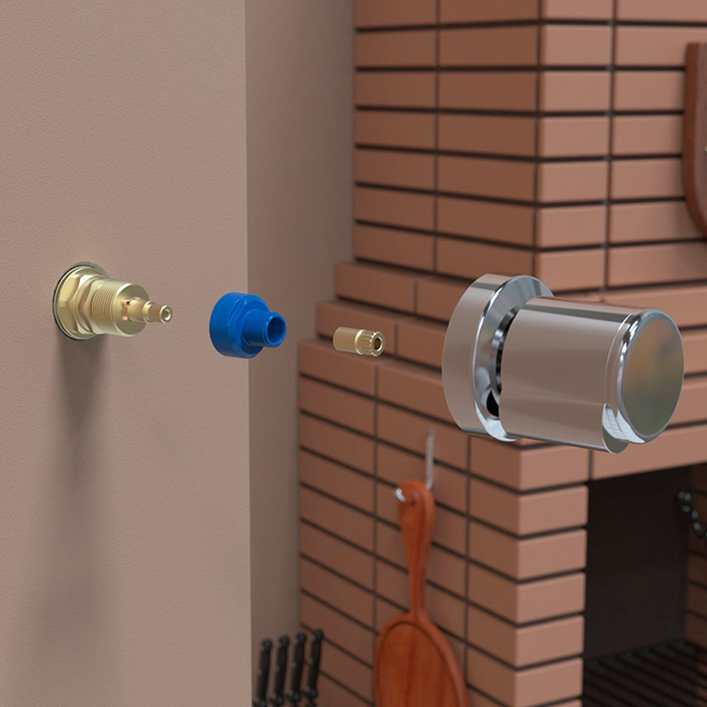 Conversor para Registro de Pressão e Gaveta Blukit - Cosama