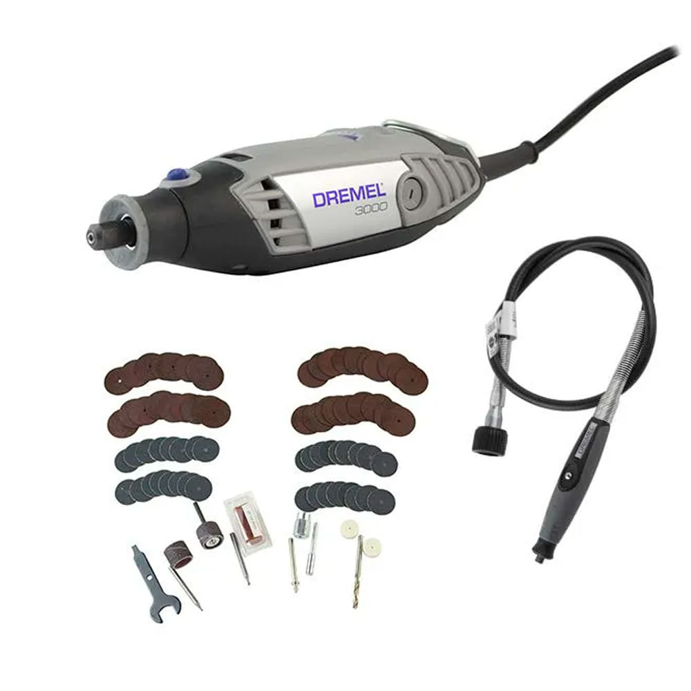 Micro Retífica 3000 220V com 82 Acessórios Dremel - Cosama